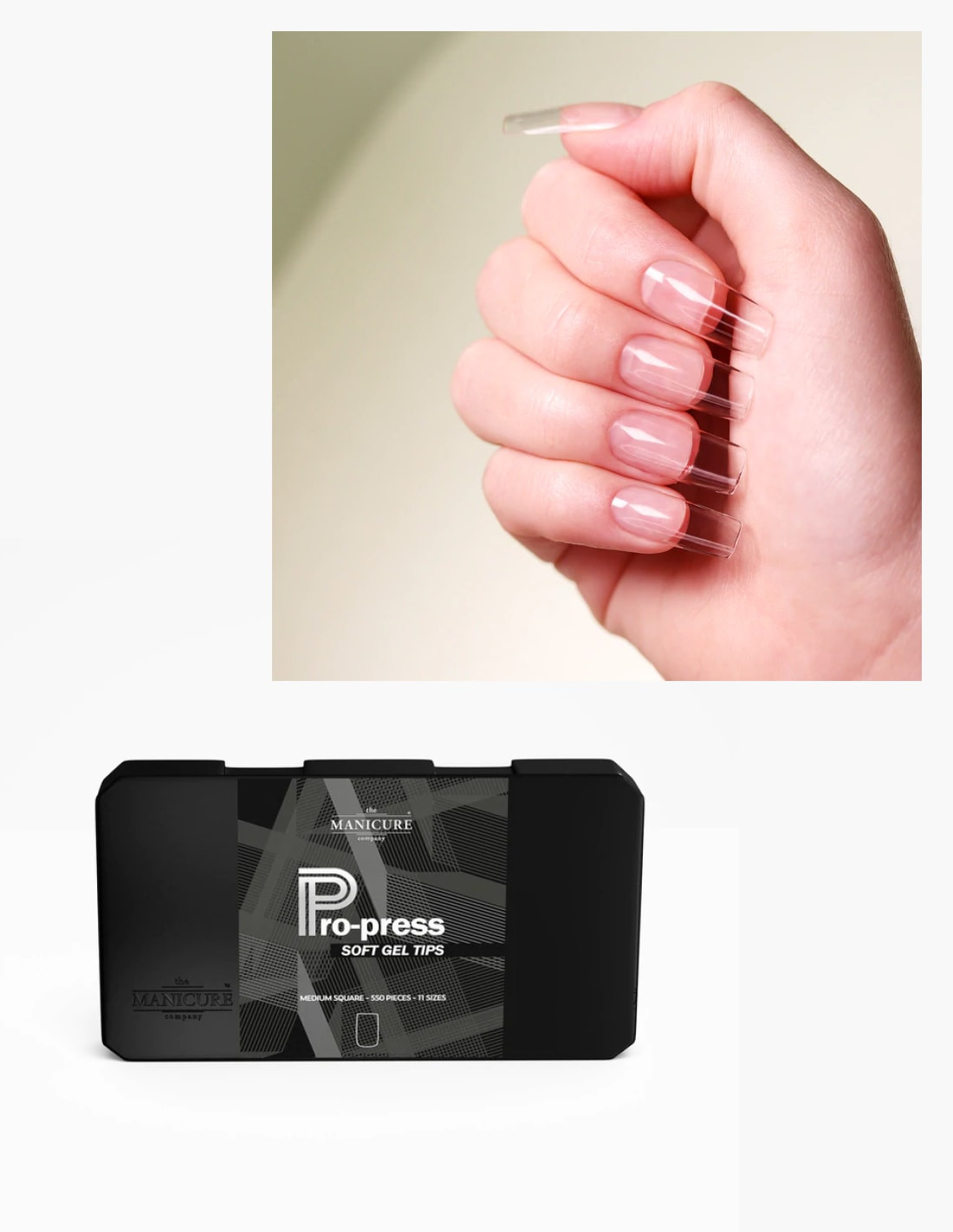 Tips Gel Pro Press Cuadradas