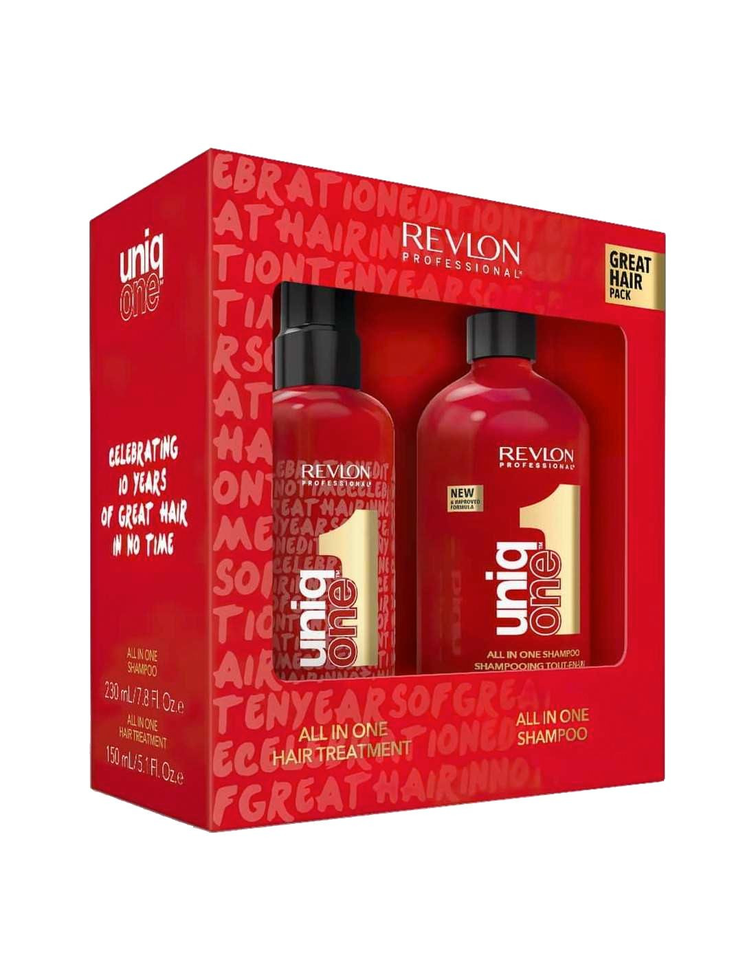 Uniq One Vegan Pack Tratamiento + Champú Revlon Professional