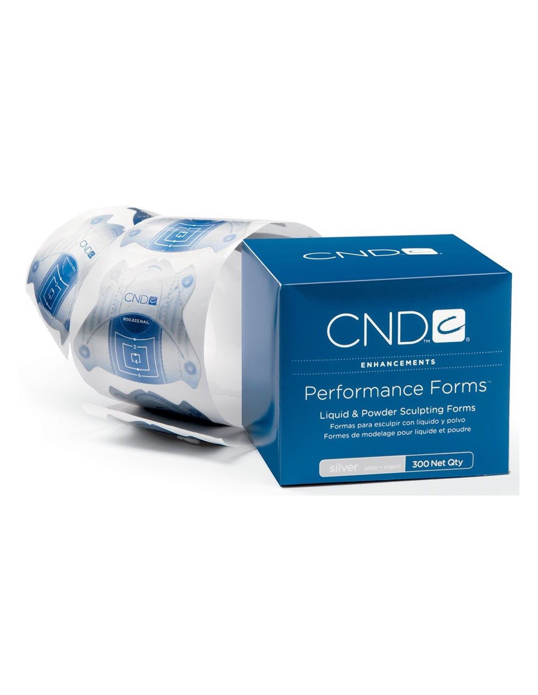 CND moldes para uñas Performance Forms 300 uds