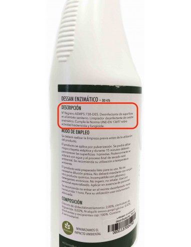 Desinfectante enzimático en spray Dessan